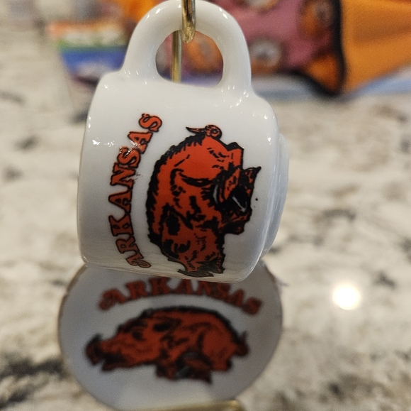 Other | Vintage Arkansas Razorback Teacup And Saucer | Poshmark